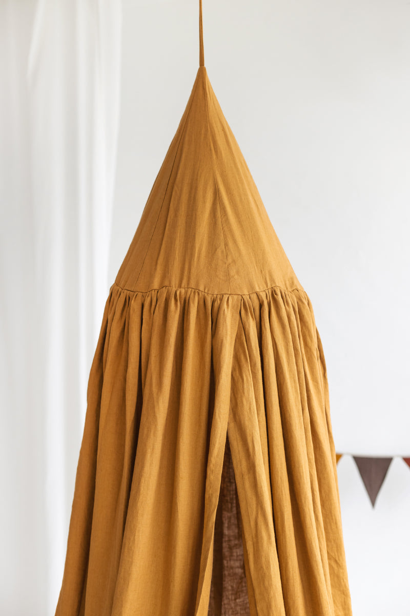 Amber Linen Canopy | SAND SNOW LINEN – Sand Snow Linen